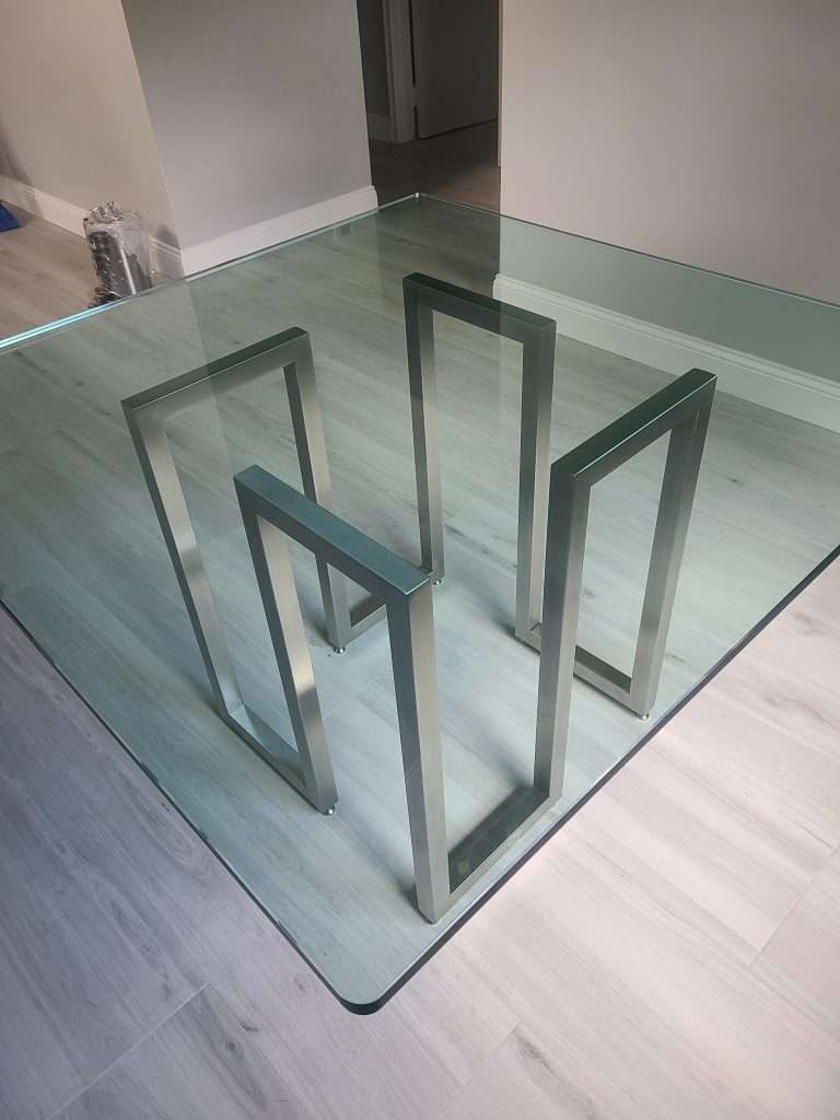 Athena Table Base | Modern Table Stand | Table Square Legs