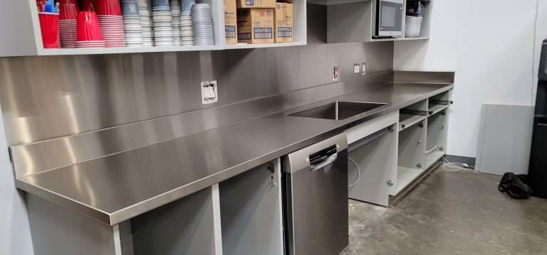 Custom Stainless Steel Countertops & Island Tops for Kitchens