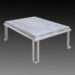 Agape Zinc Top Coffee Table | Modern Metal Coffee Table